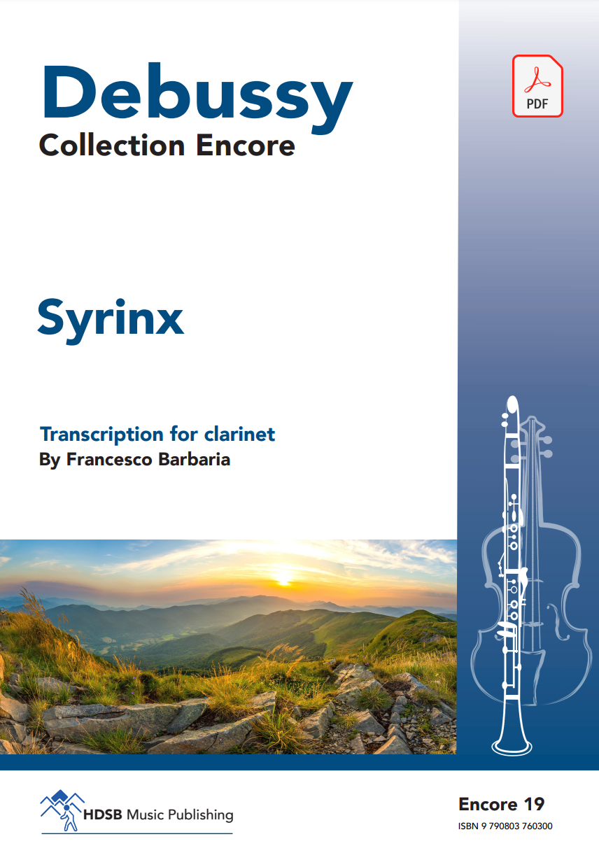 Syrinx by Cl. Debussy (transcribed for clarinet)